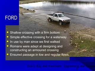 Armoured Ford - Low Water Stream Crossing | PPT