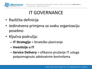 Armin Dinar, PwC Rumunija: „Upravljanja IT aktivnostima (IT Governance ...