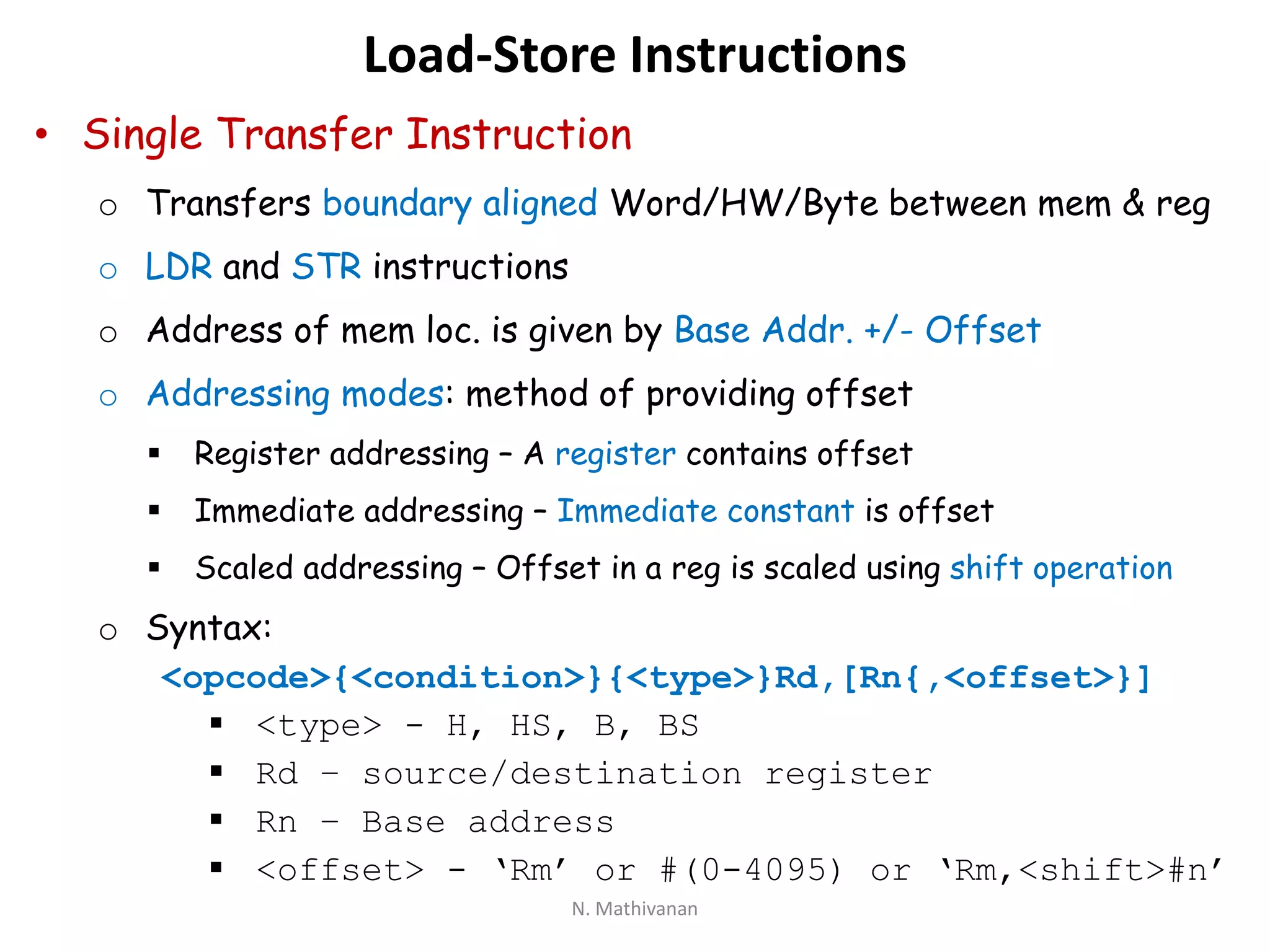 Arm instruction set | PDF