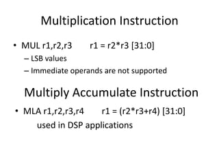 Arm instruction set | PPT