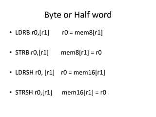 Arm instruction set | PPT
