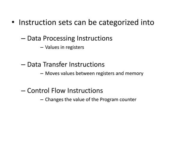 Arm instruction set | PPTX