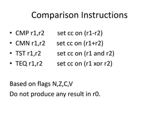 Arm instruction set | PPT