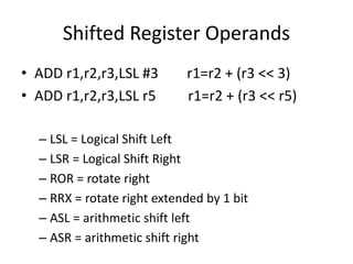 Arm instruction set | PPT
