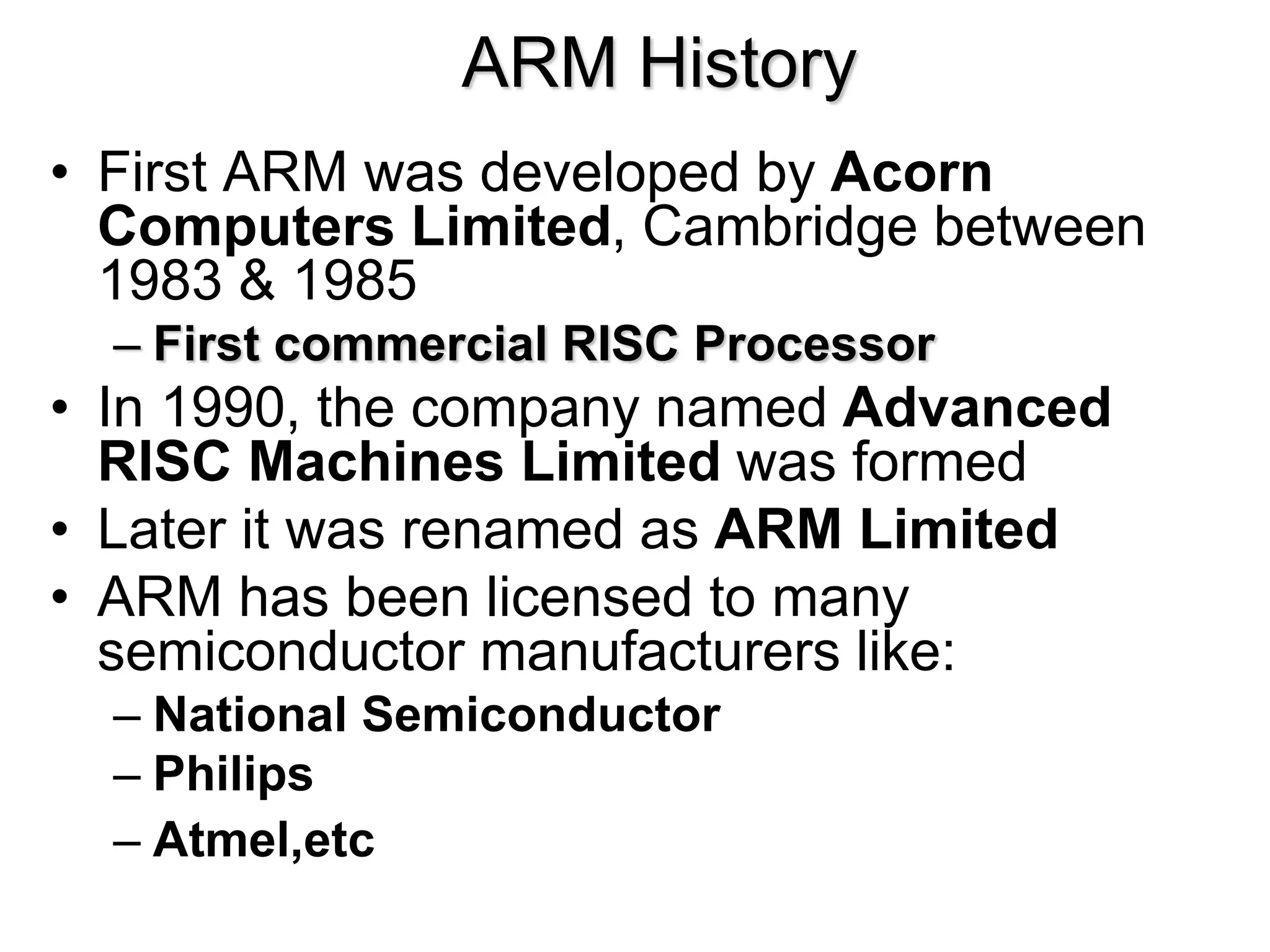 ARM Introduction 1.ppthhhhhhhhhhhhhuuuuuuu | PPT
