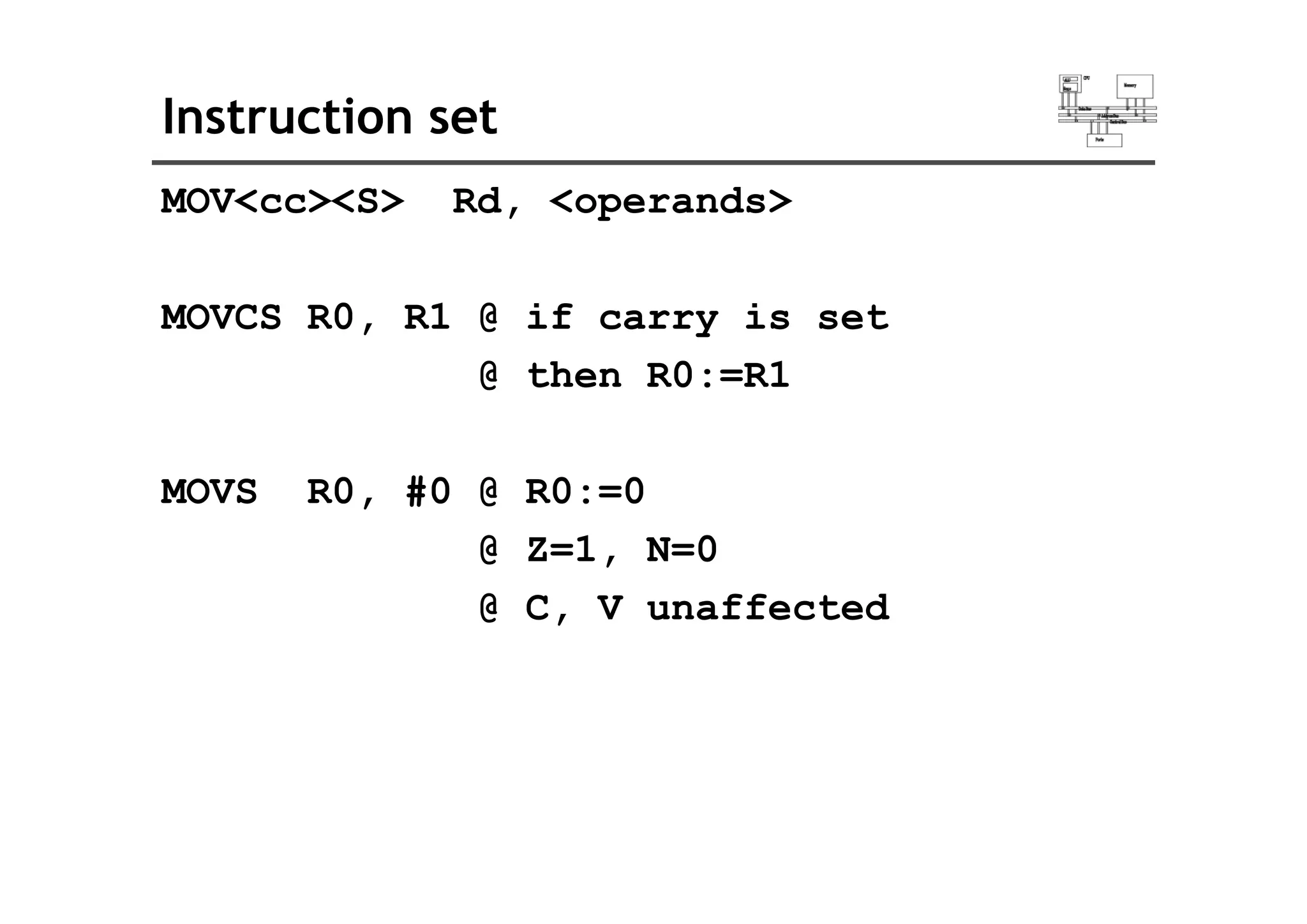ARM Architecture Instruction Set | PDF