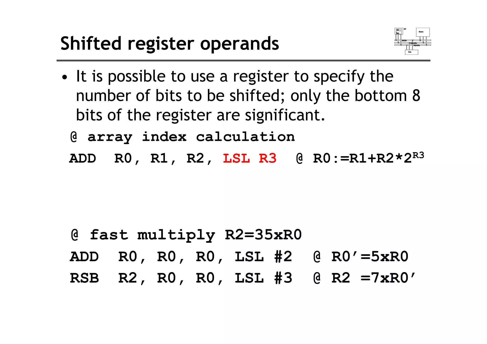 ARM Architecture Instruction Set | PDF