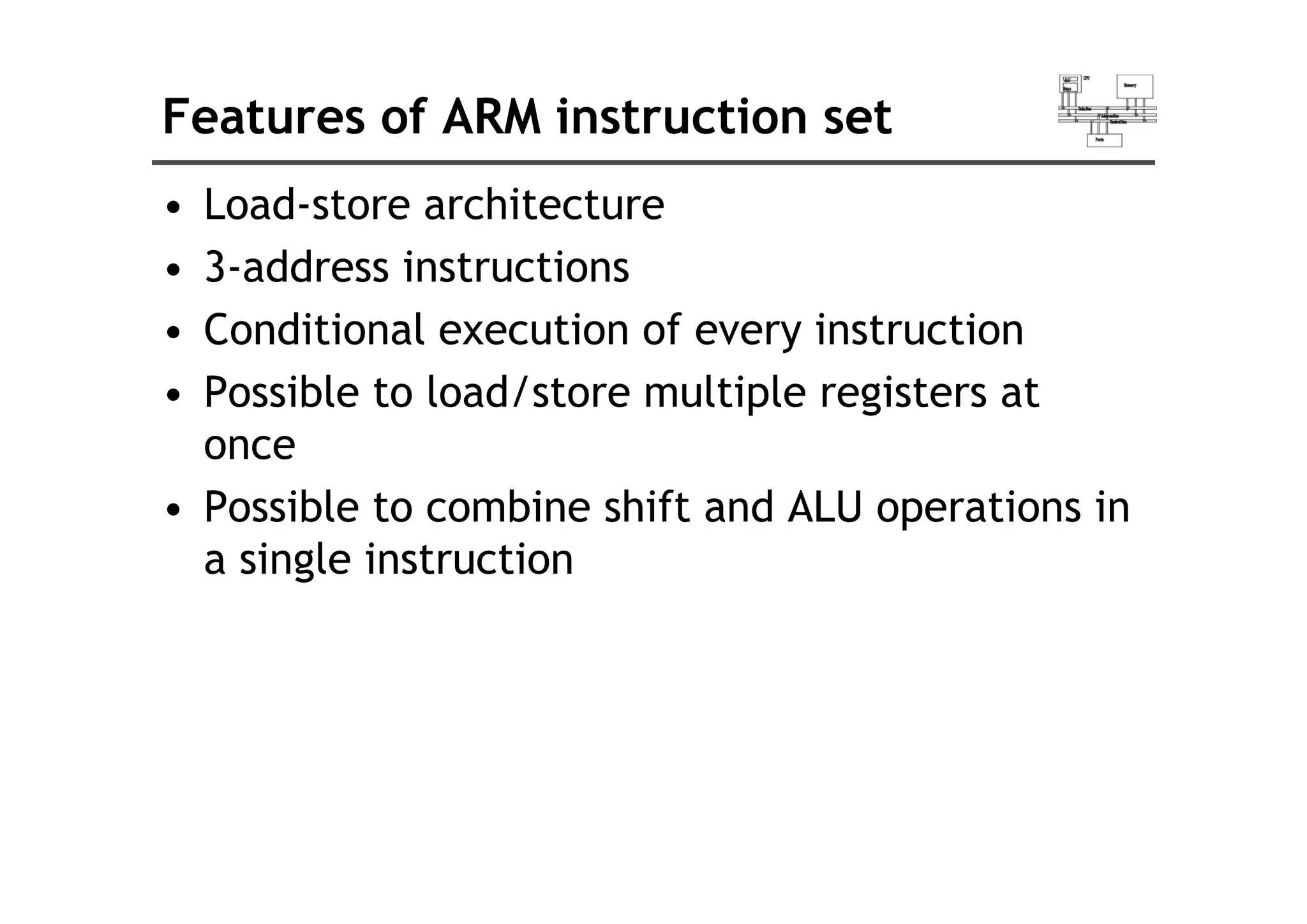 ARM Architecture Instruction Set | PDF
