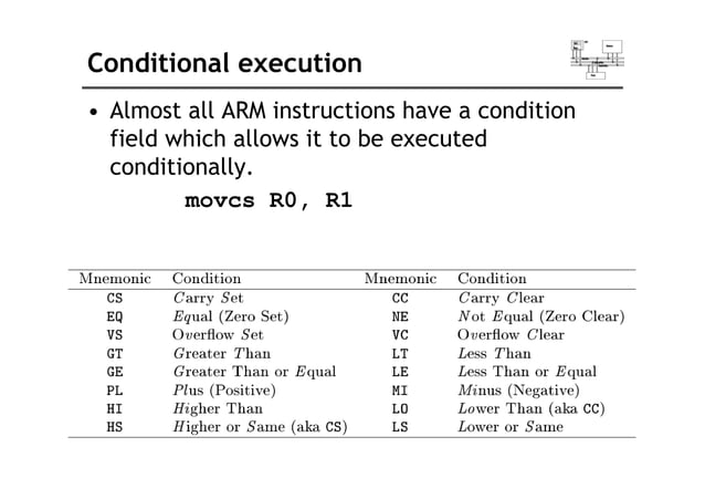 ARM Architecture Instruction Set | PDF