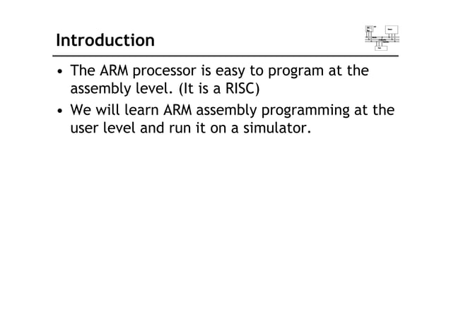 ARM Architecture Instruction Set | PDF