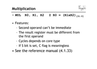 ARM Architecture Instruction Set | PDF