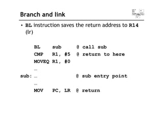 ARM Architecture Instruction Set | PDF