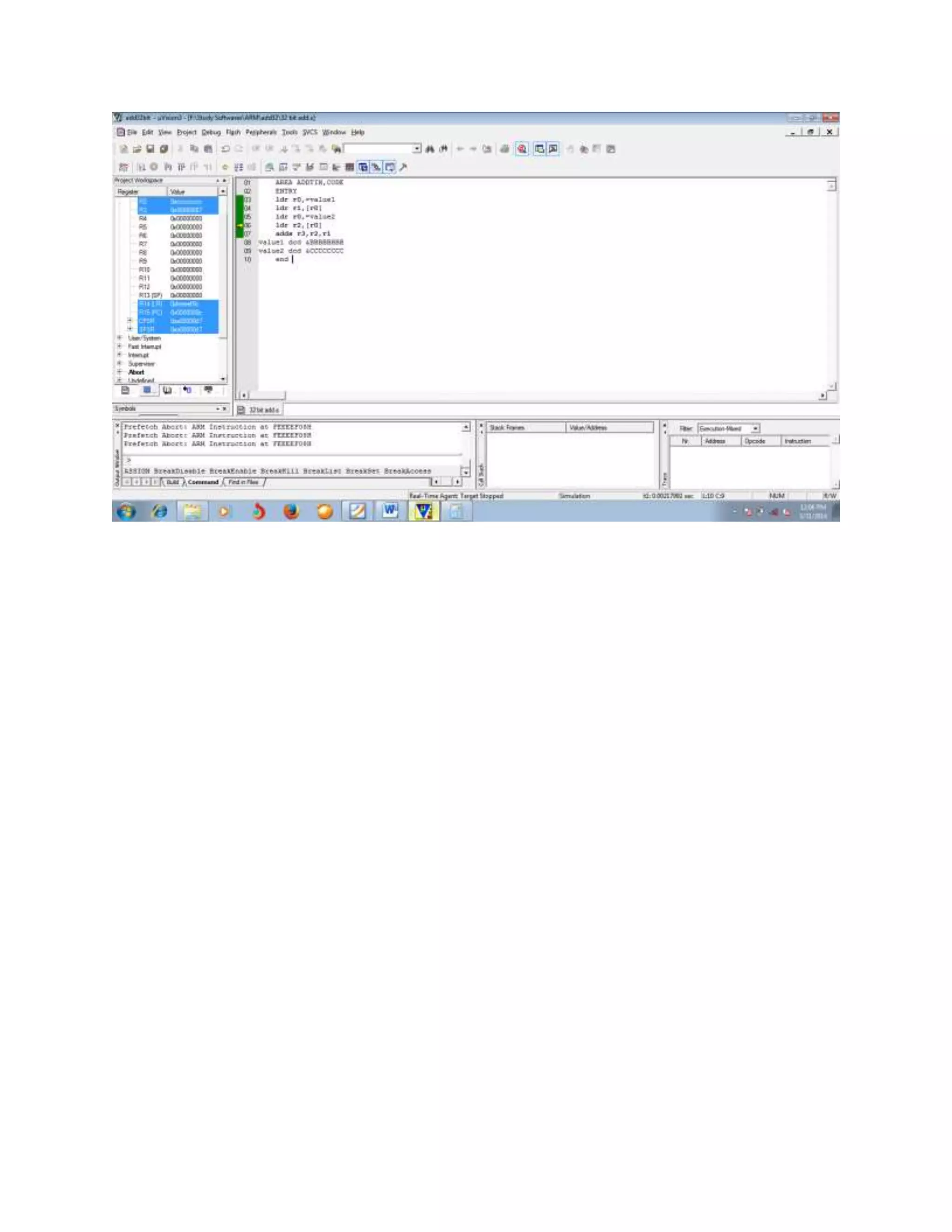 ARM lab programs | DOCX