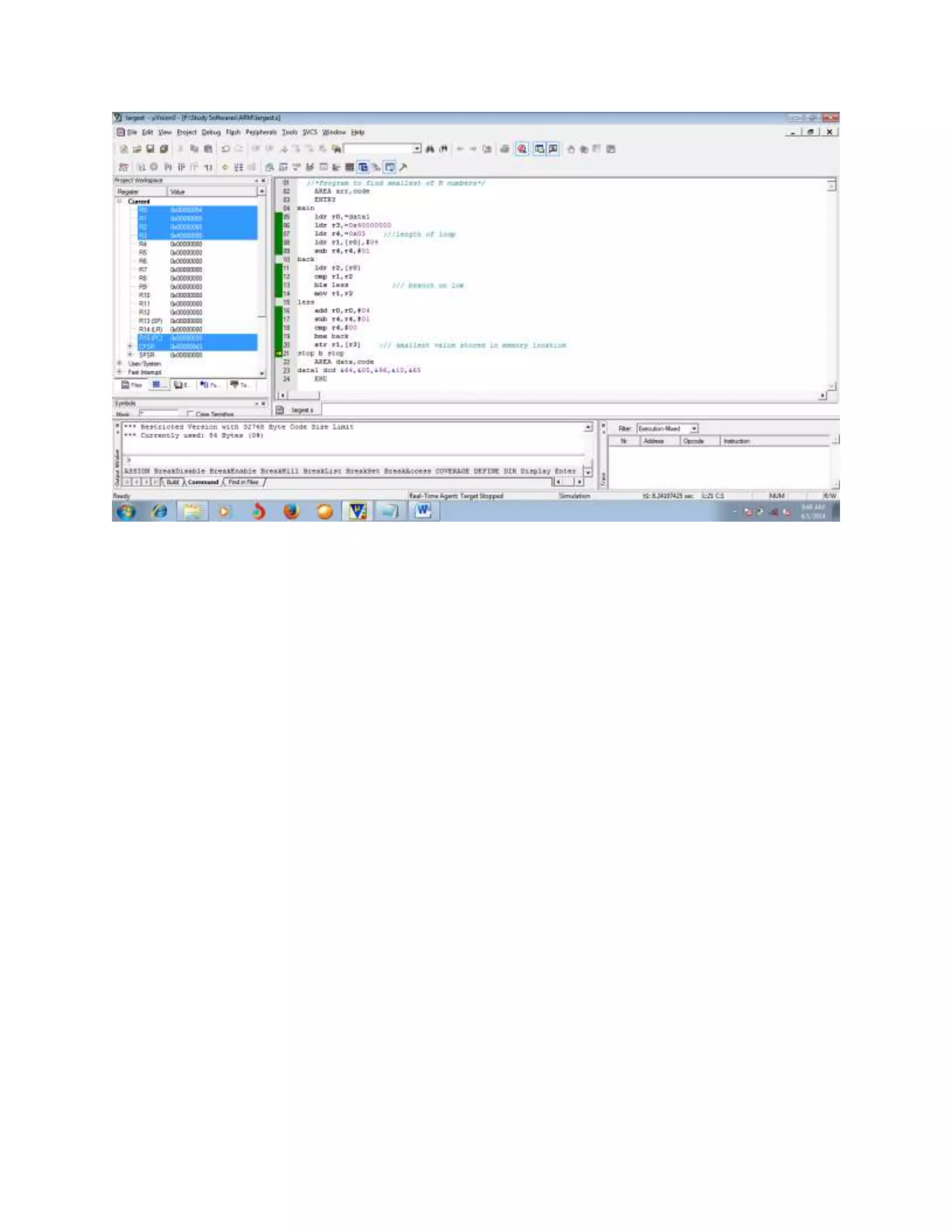 ARM lab programs | DOCX