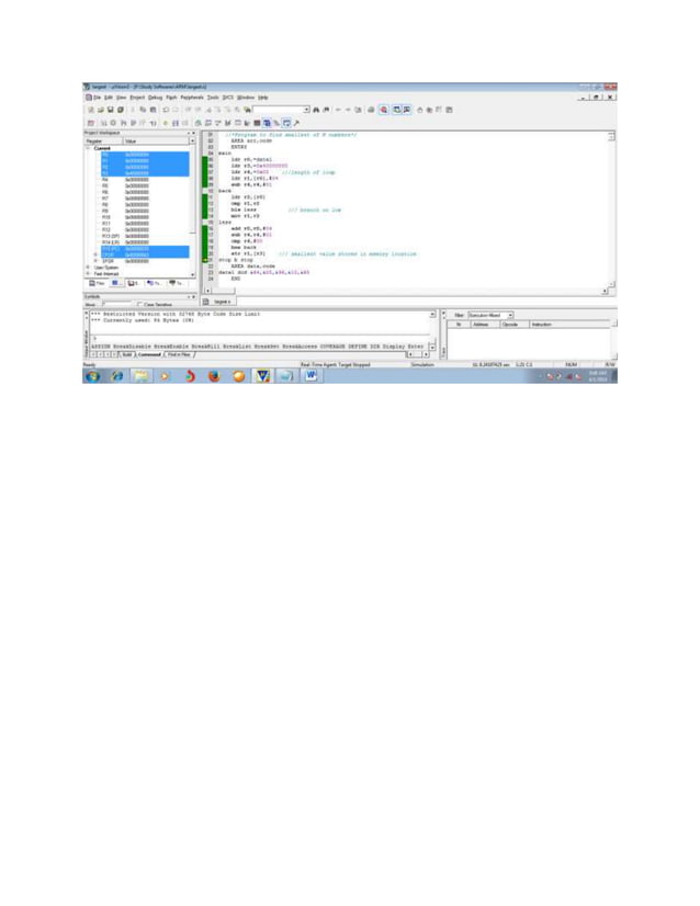 ARM lab programs | DOCX | Programming Languages | Computing