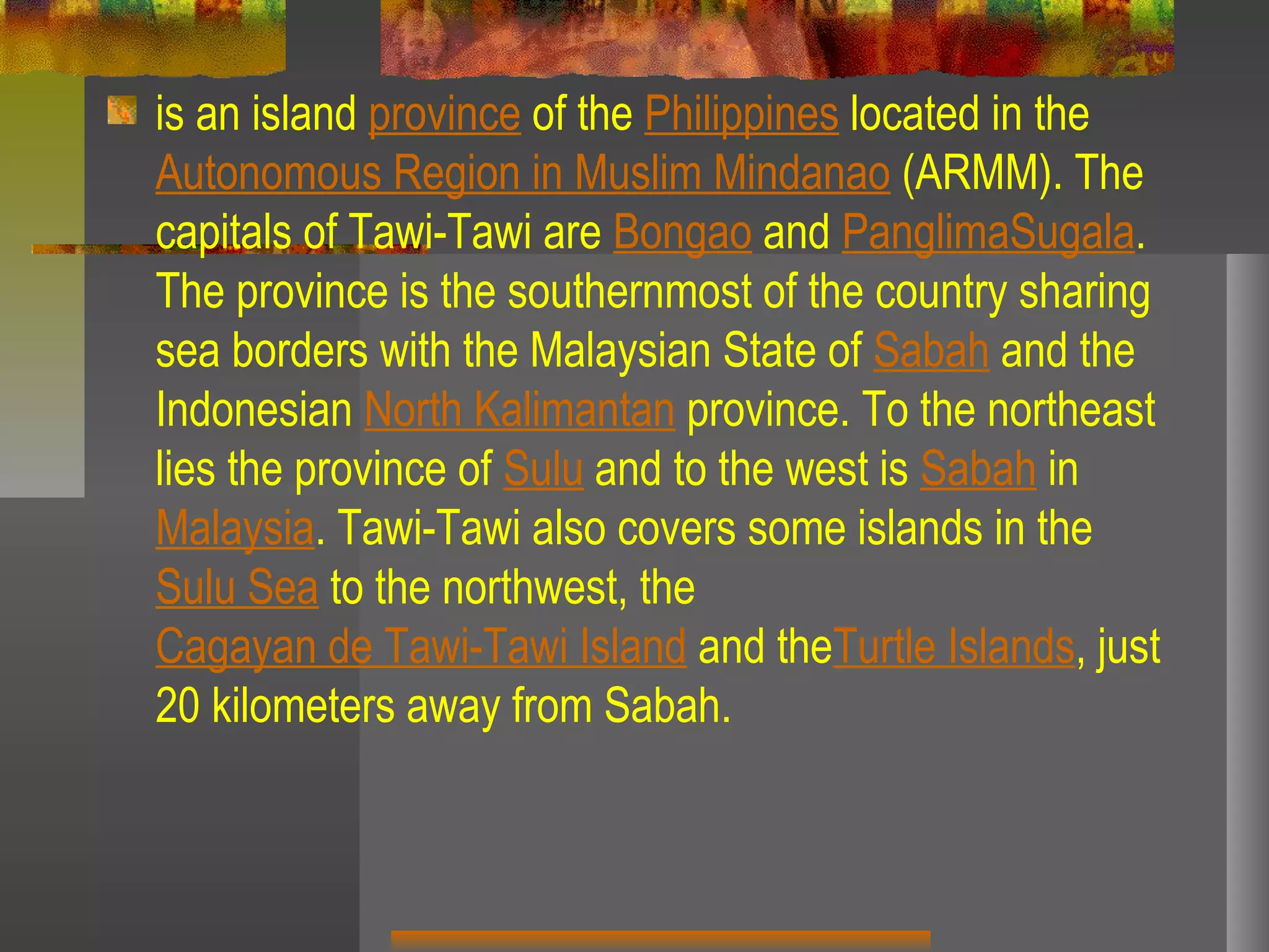 Armm | PPT | Asia Travel | Travel Locations