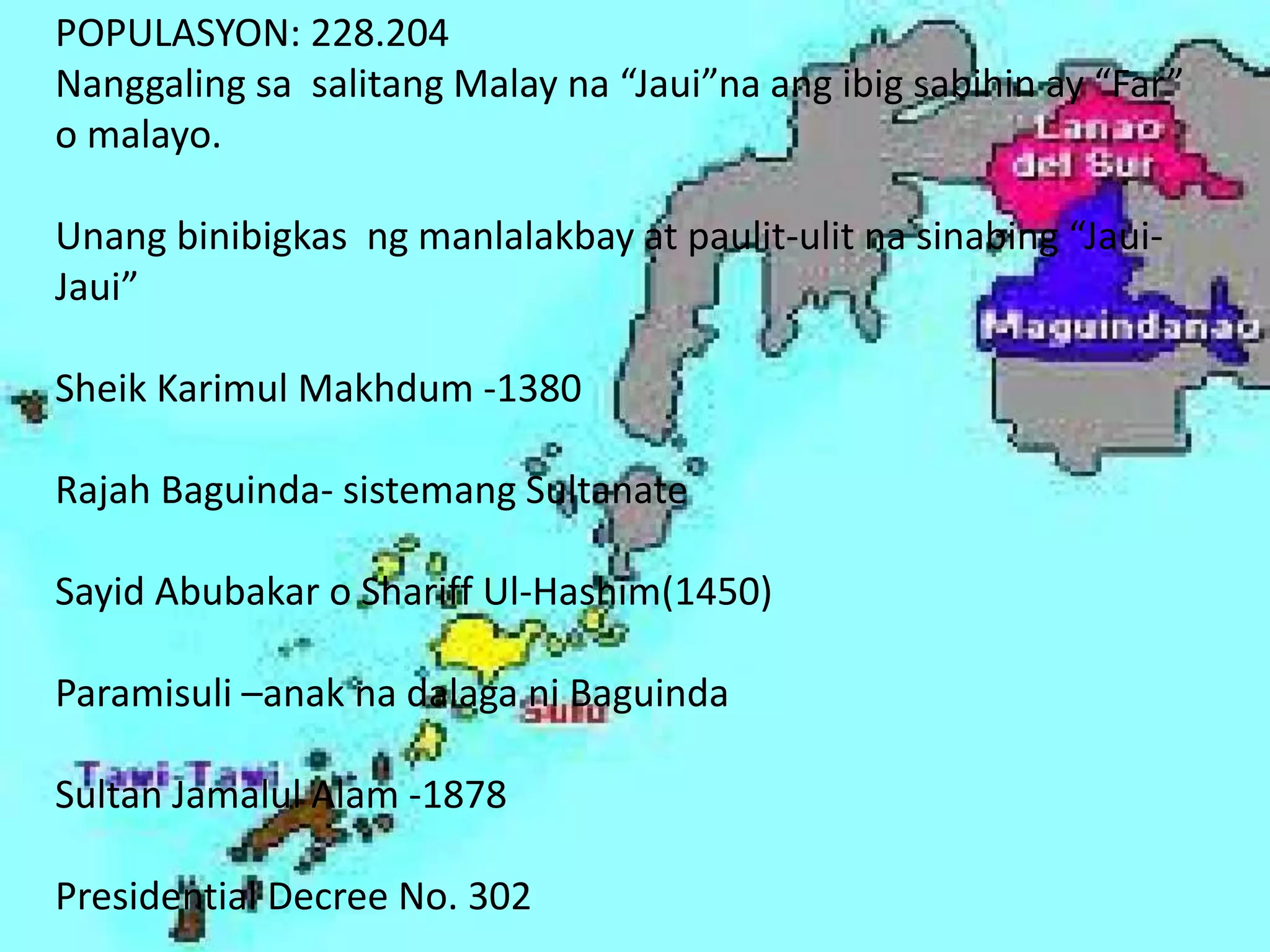 Autonomous Region of Muslim Mindanao | PPTX