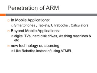 ARM microprocessor(s) | PPTX | Computing | Technology & Computing