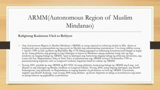 ARMM, PANITIKAN SA REHIYON.pptx