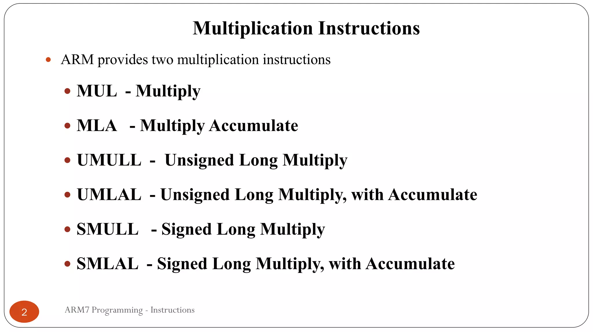 ARM Instructions | PDF