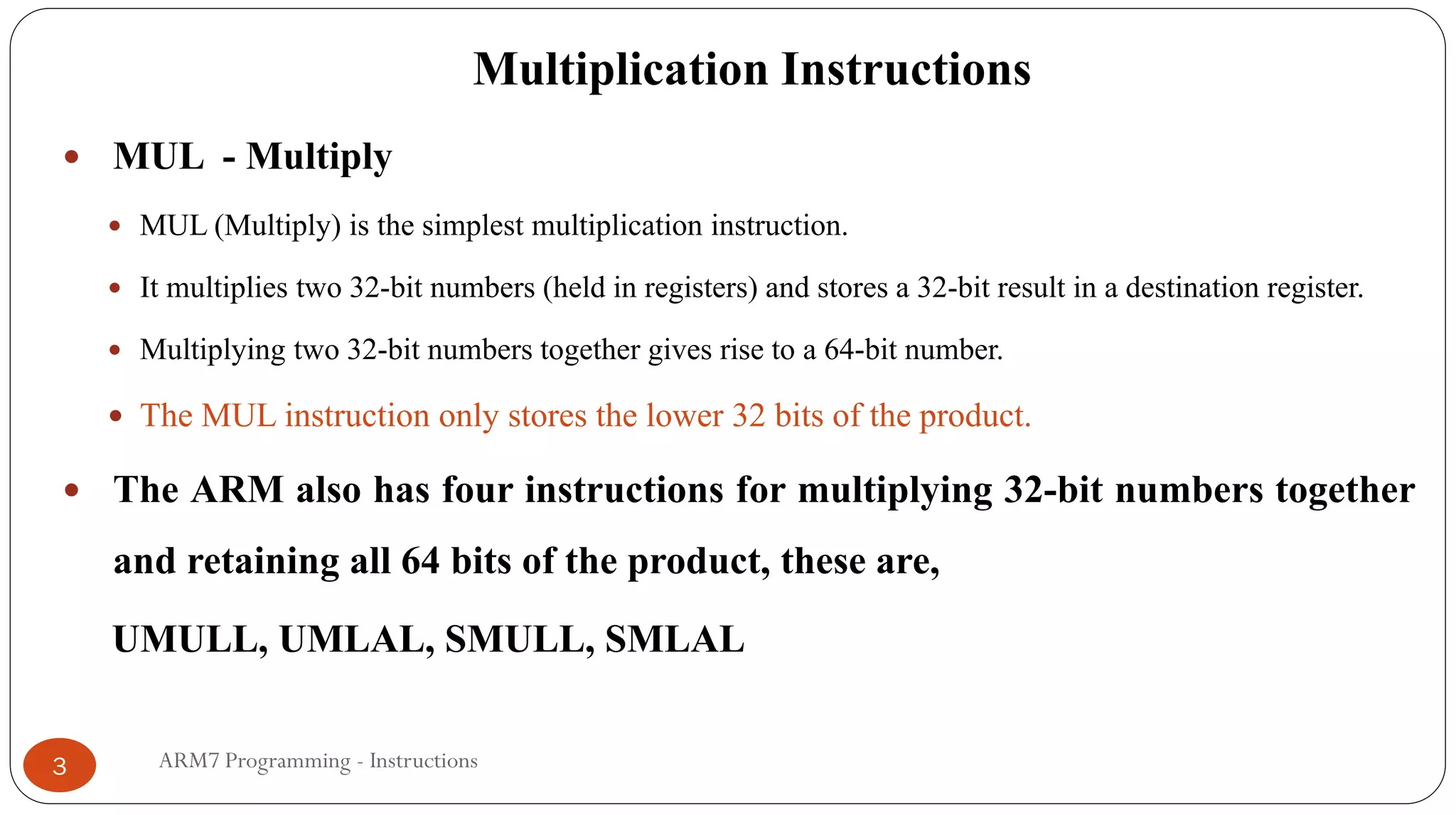 ARM Instructions | PDF