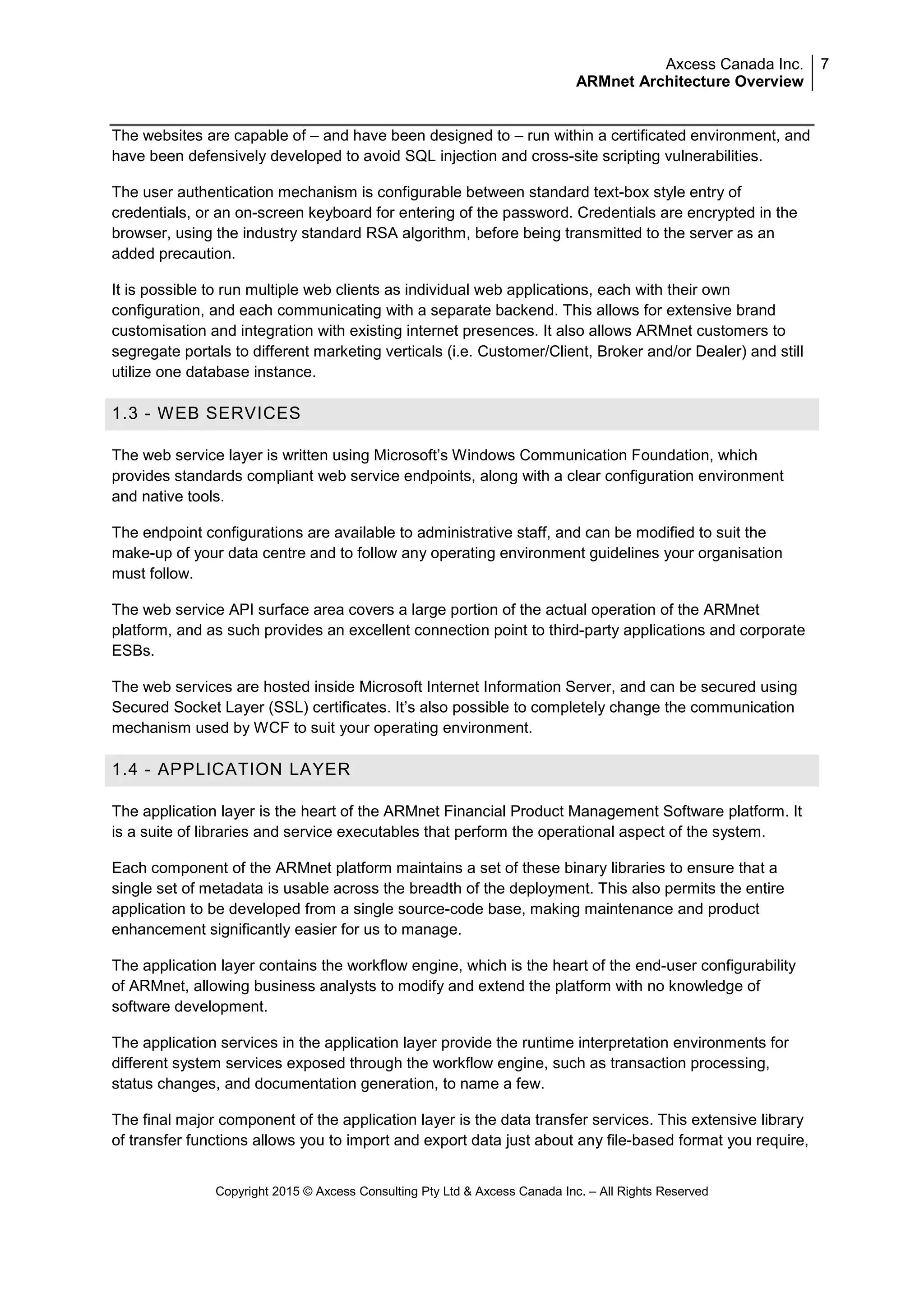 ARMnet Architecture Overview | PDF