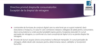 New Deal For Consumers - Impact asupra pietei din Romania | PPT
