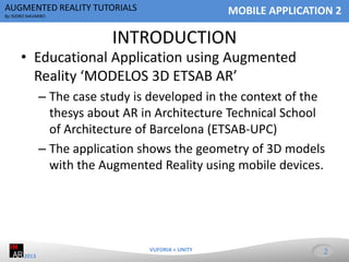 Augmented Reality Application Tutorial for Education 2 | PPT