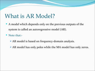 AR model | PPT