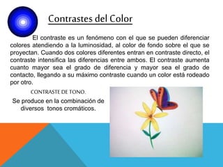 Armonias y contrastes del color | PPTX