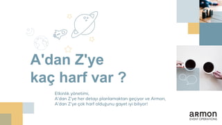 Armon Event Operations | PPT