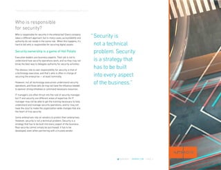 Cybersecurity - Whose responsibility is it? | PPT