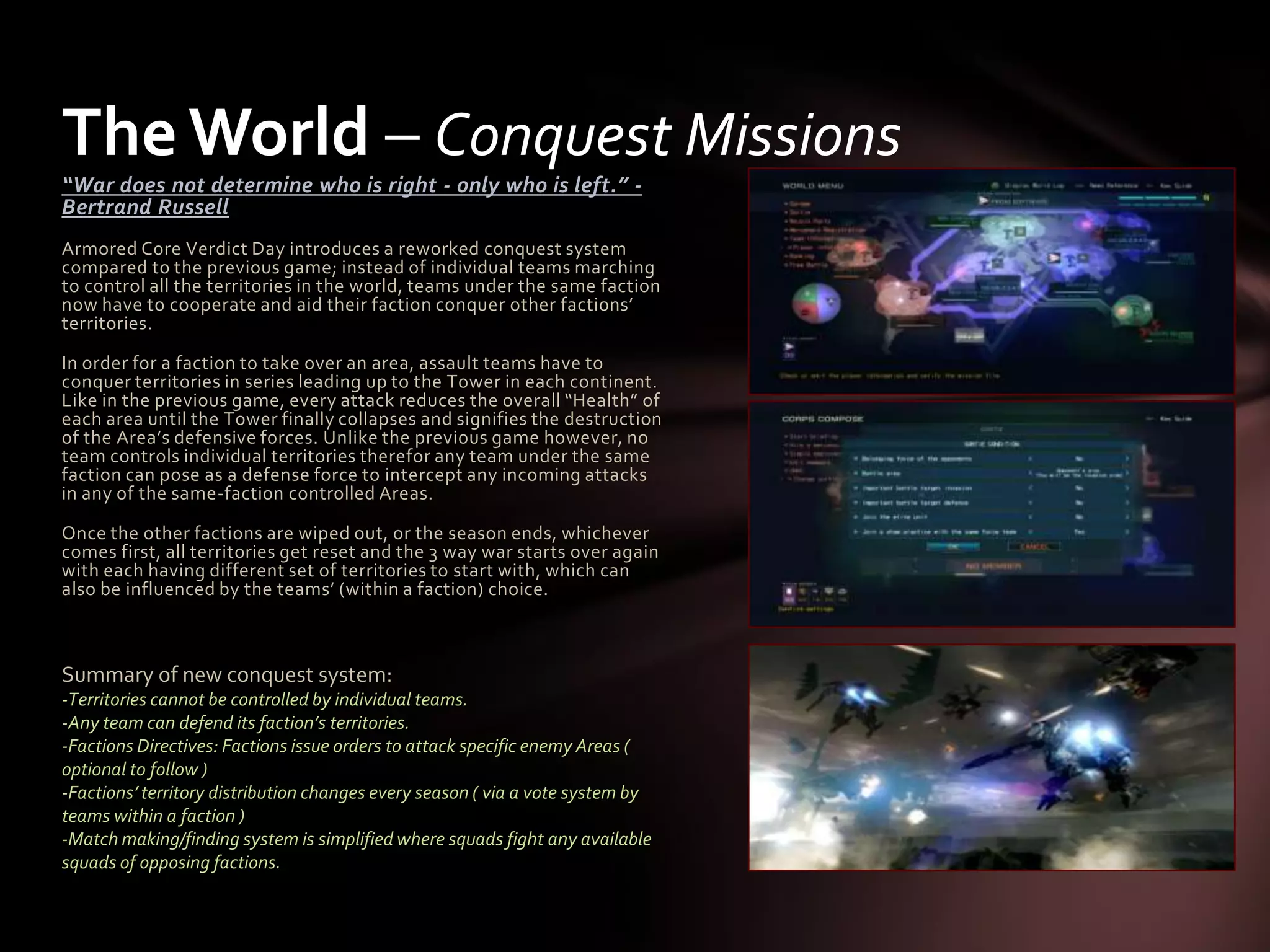 Armored Core Verdict Day User Guide | PPTX