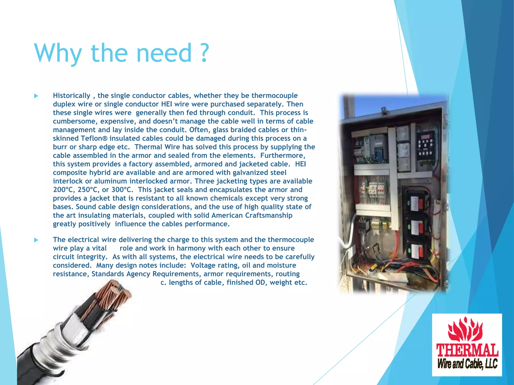 Armored HEI and Thermocouple cables | PPTX