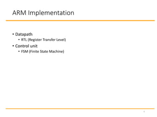 Arm organization and implementation | PPT
