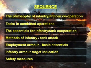 Armour Infantry Cooperation.regarding the tanks | PPT