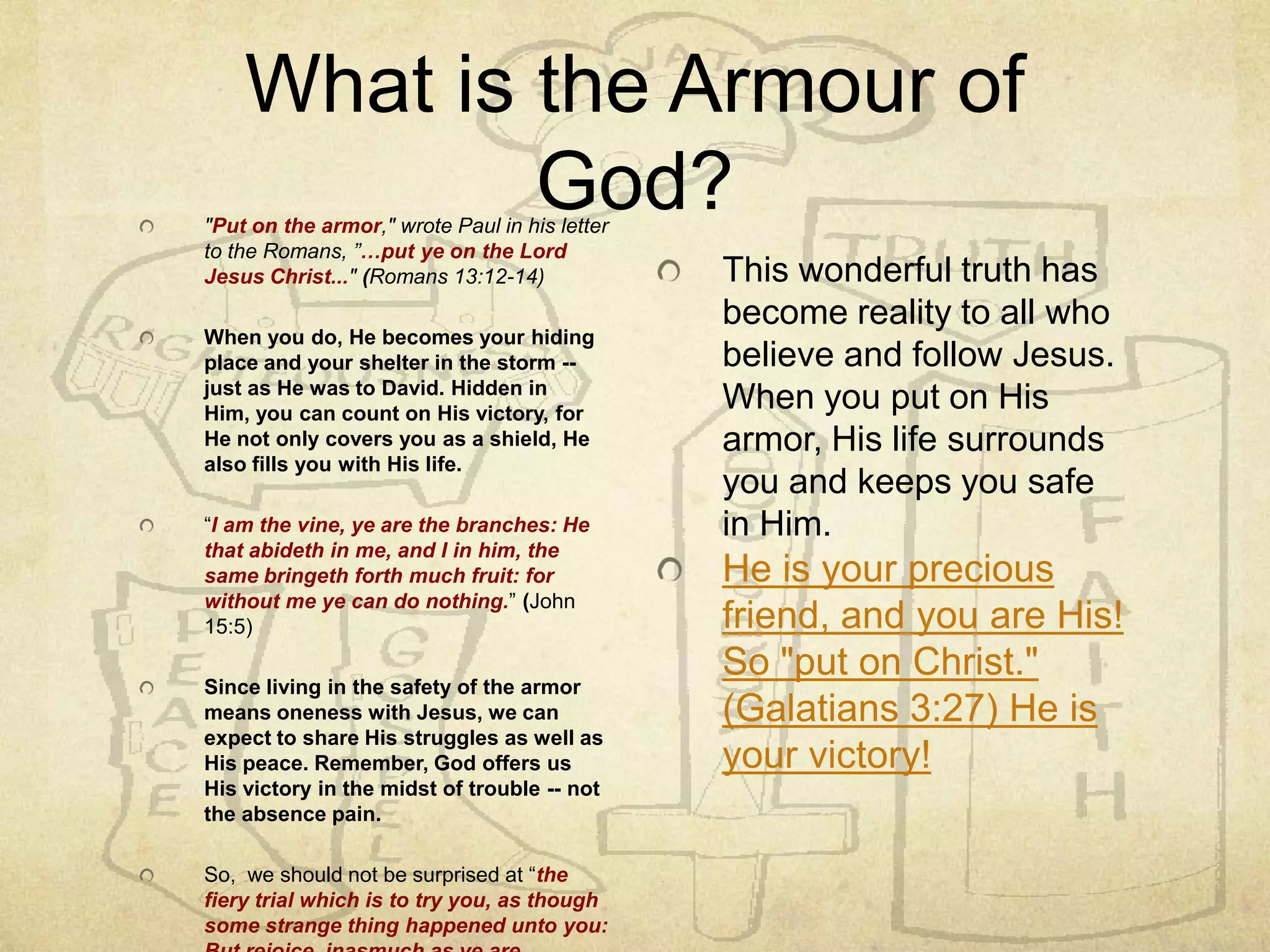 Armour of God | PPTX