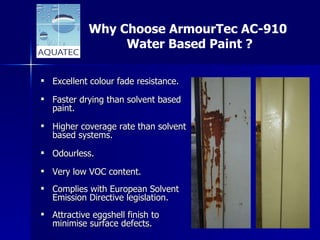 Armour Tec AC-910 Presentation Portable Building Market | PPT
