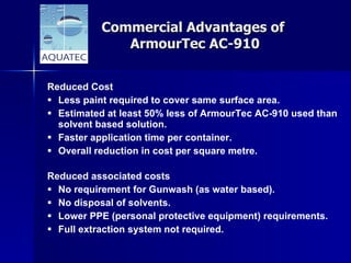 Armour Tec AC-910 Presentation Portable Building Market | PPT