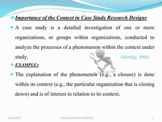 Case Study Research Design | PPTX
