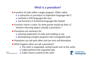 ARM procedure calling conventions and recursion | PDF