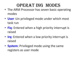 Arm processor | PPT