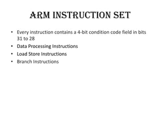 Arm processor | PPT