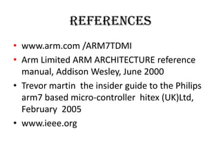 Arm processor | PPT