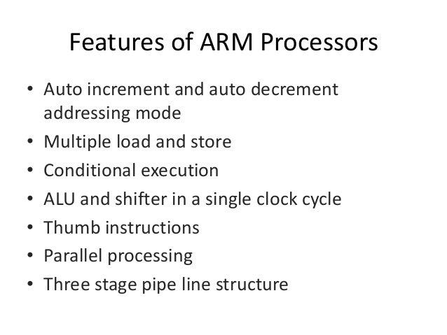Arm processor