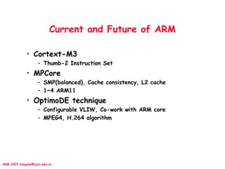 Arm processor | PPT