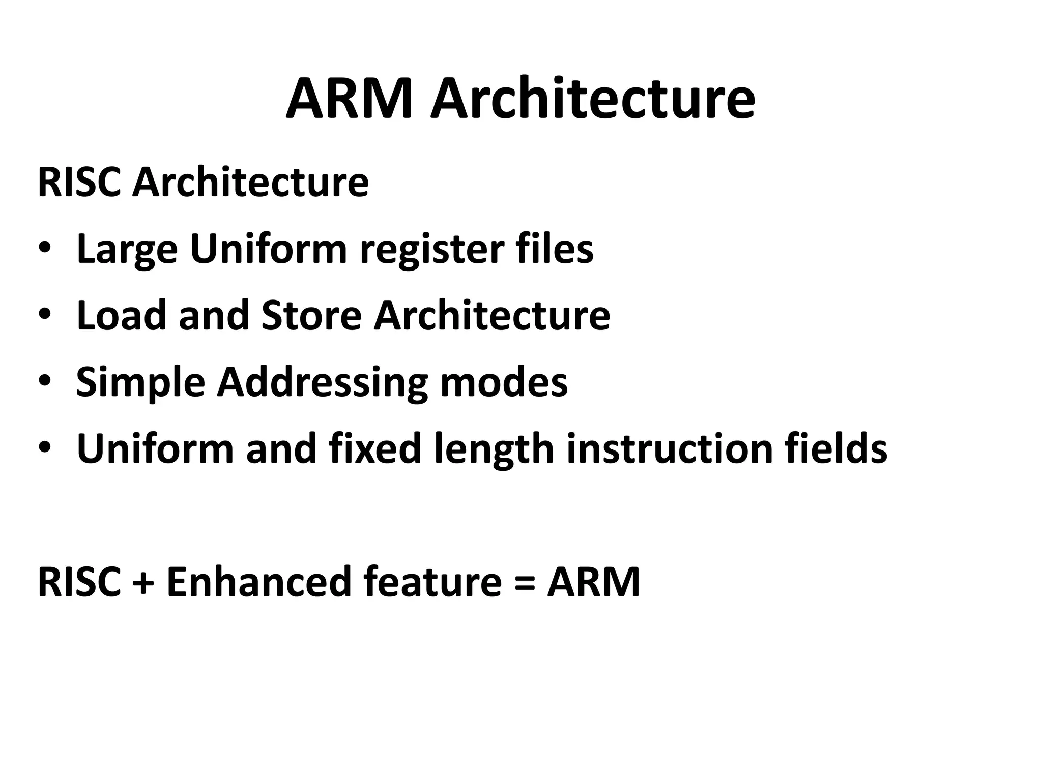 ARM Processor ppt.pptx | Operating Systems | Computer Software and Applications