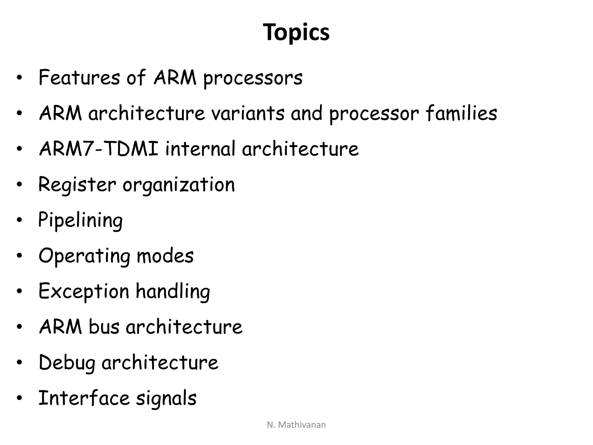 ARM Processors | PPTX