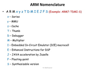 ARM Processors | PPTX
