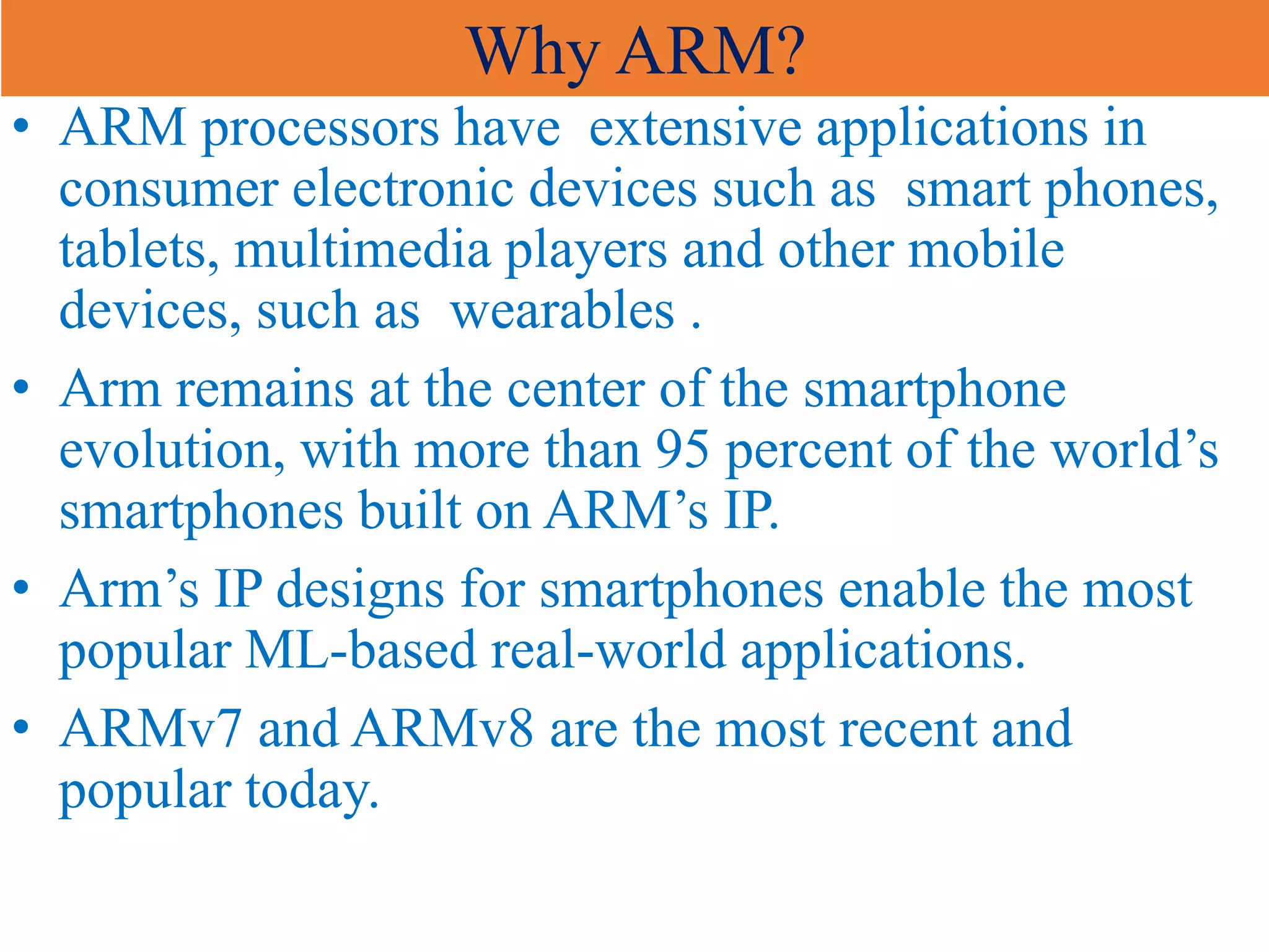 Lect 1 Arm Processors Ppsx Computing Technology And Computing